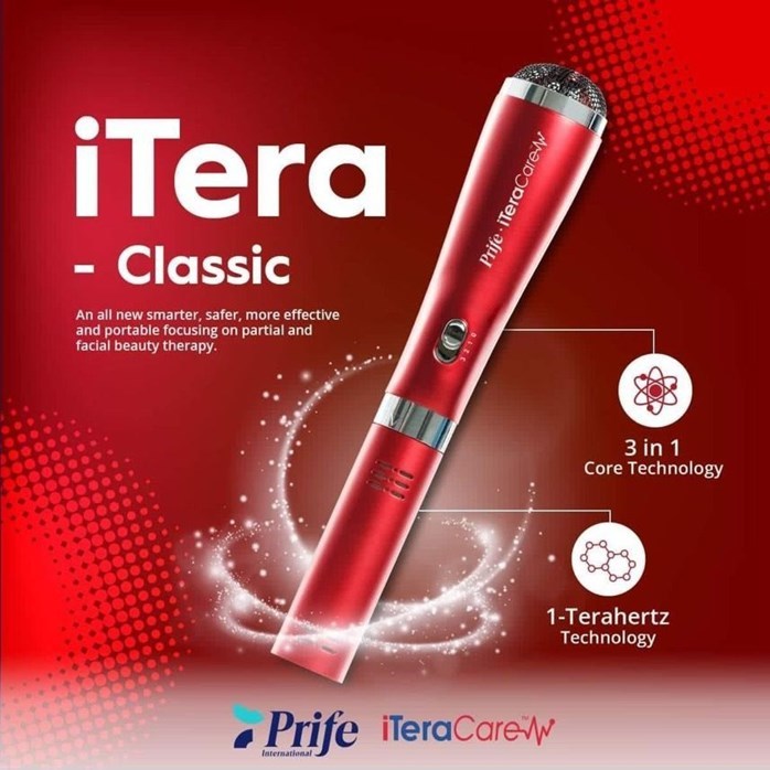 Prife iTeracare device RED Classic/Terahertz frequency/backpain/massage ...