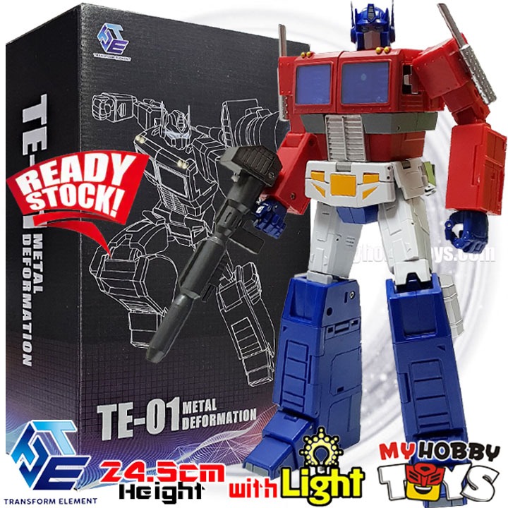 Transform Element Transformable Robot - TE-01 OP Leader (G1 MP 3.0 Look ...