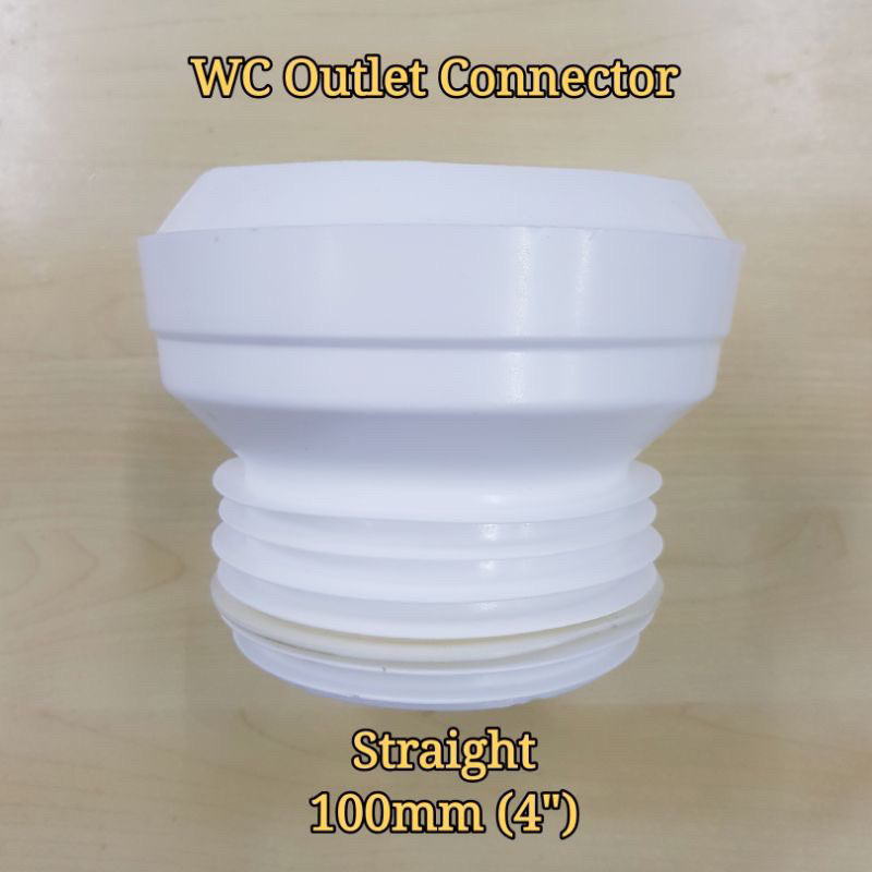 OFFSET TOILET WASTE PAN CONNECTOR 4" S TRAIGHT（100 MM) WC CONNECTOR ...