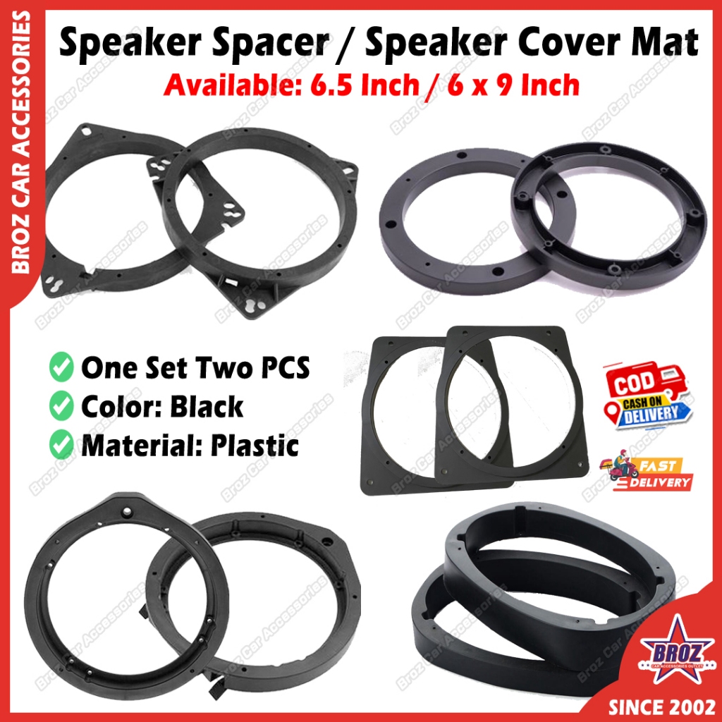 Universal Car Audio Speaker Spacer 6 / 6x9 / 5 Inch Speaker Mat Adapter ...