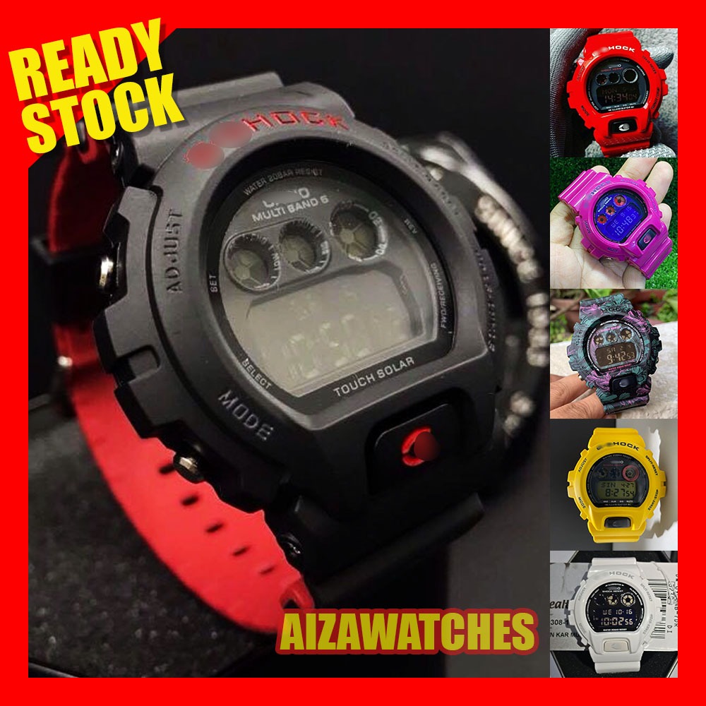 G SHOCK JAM TANGAN VEMPIRE DW6900 DIGITAL BLACK RED - JAM TANGAN ...