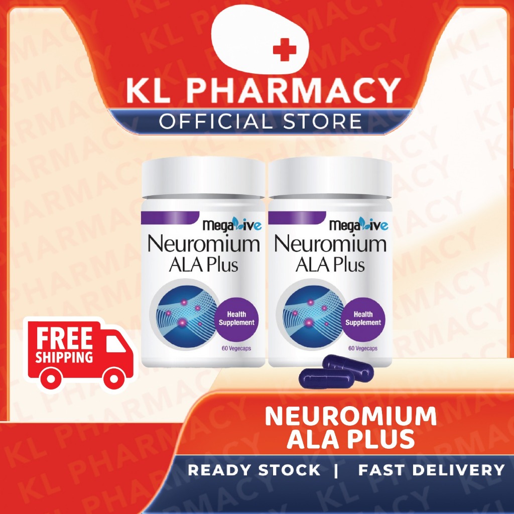 [READY STOCK, FAST SHIPMENT] Megalive Neuromium ALA Plus 60'S / 2x60's ...