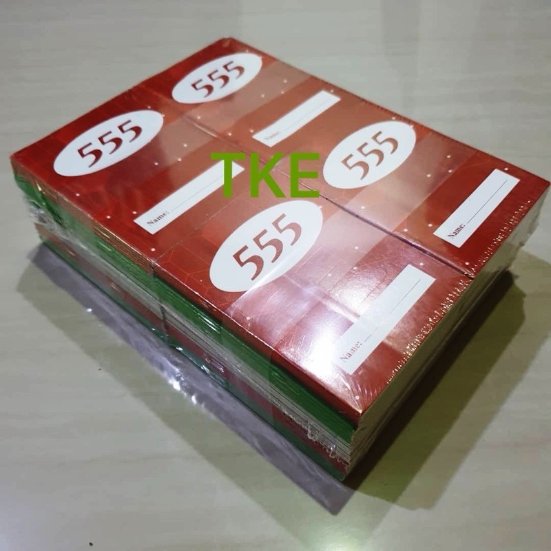 555 Note Book_Note Booklet_ 12Doz/144Nos 记事小册子/555小簿子_144本 | Shopee ...