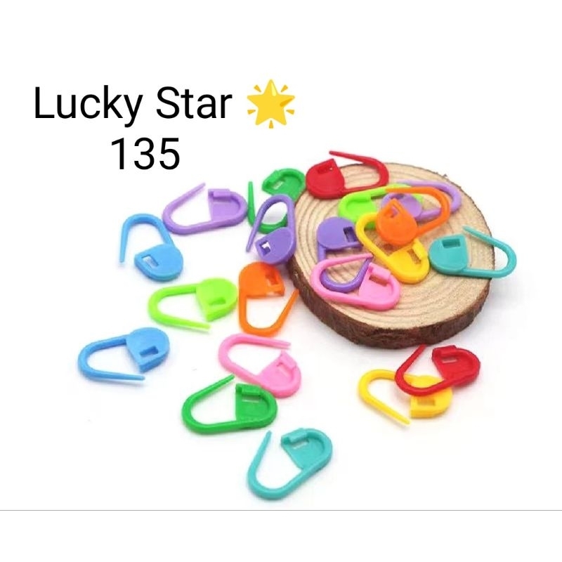 Colorful Crochet Marker Pin (10pcs ) Random Colour / 彩色记号扣 ( Ready ...