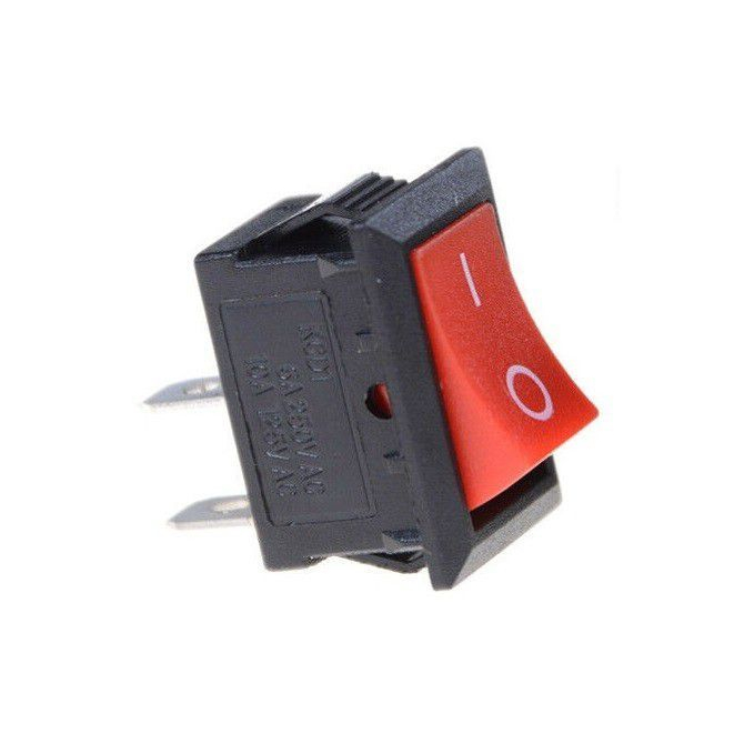 Square Rocker Toggle On Off Switch 12V DC / 6A 250V / 10A 125V Mini ...