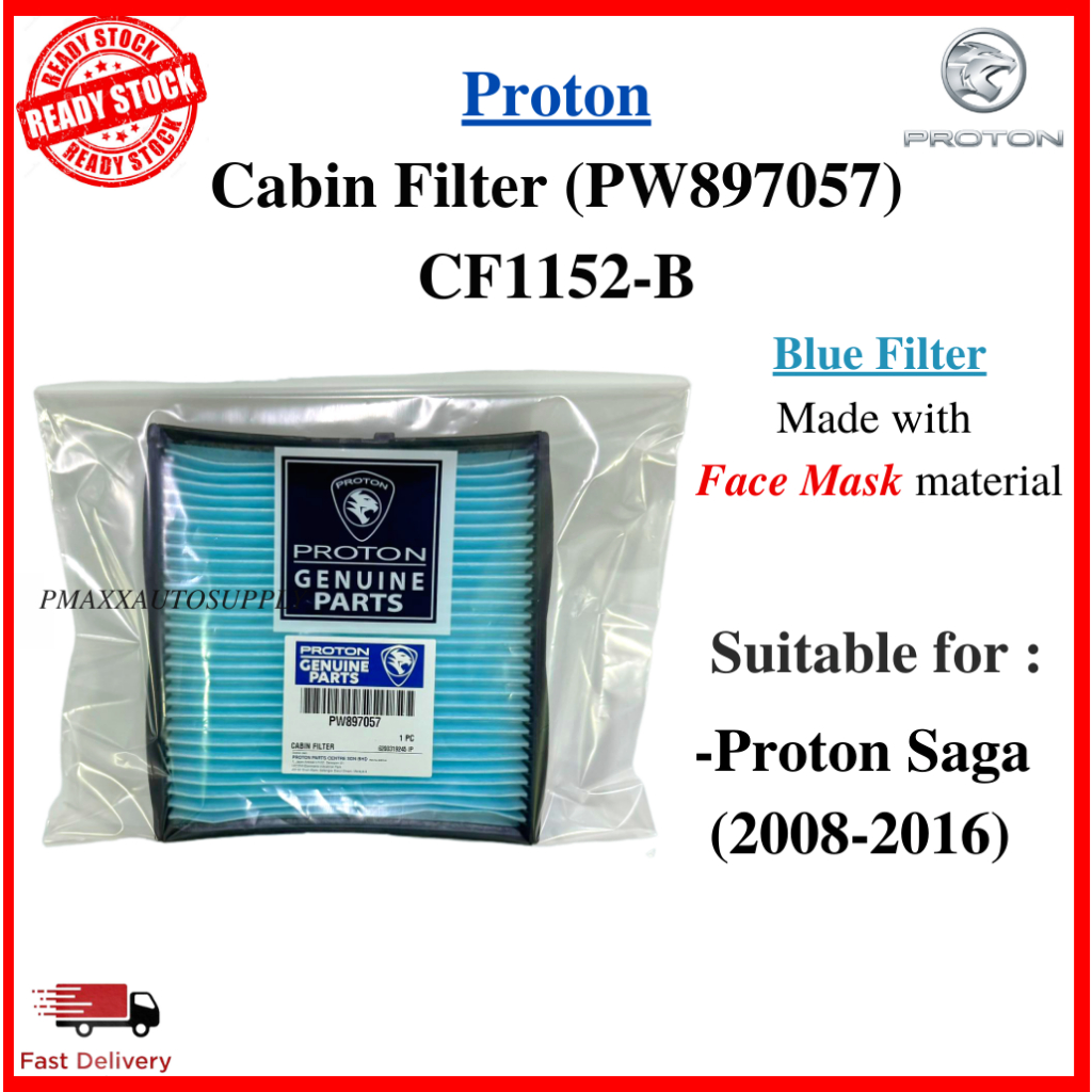 100% ORIGINAL PROTON BLM FLX FL SAGA AIR COND FILTER ORIGINAL PW897057 ...