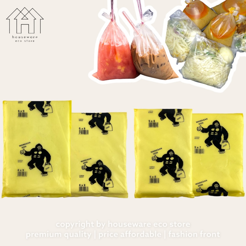 Hm Bag (250gm+-) Plastik Beg / Bungkus Bag /Semi Tranparent/ Sheet ...
