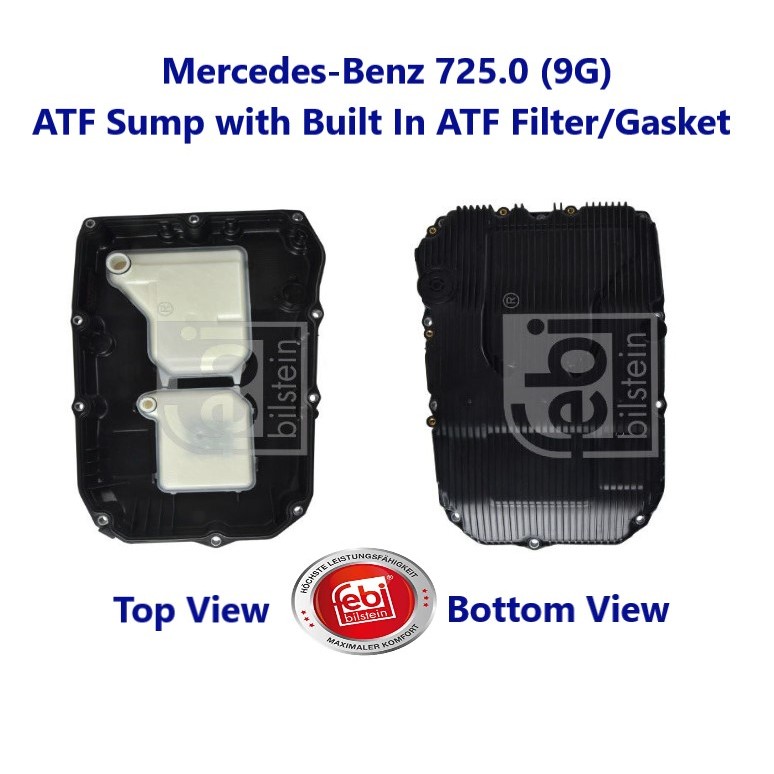 Mercedes 725.0 (9 Speed) Gearbox Oil Sump c/w Filter + Gasket : W205 ...