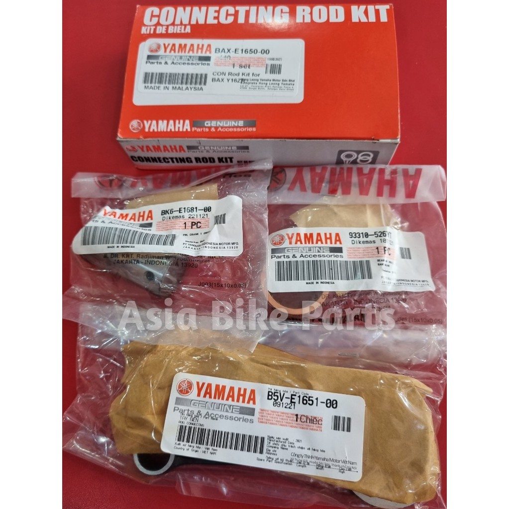 Yamaha Original Y16ZR Connecting Rod Assy / Con Rod - BAX-E1650-00 ...