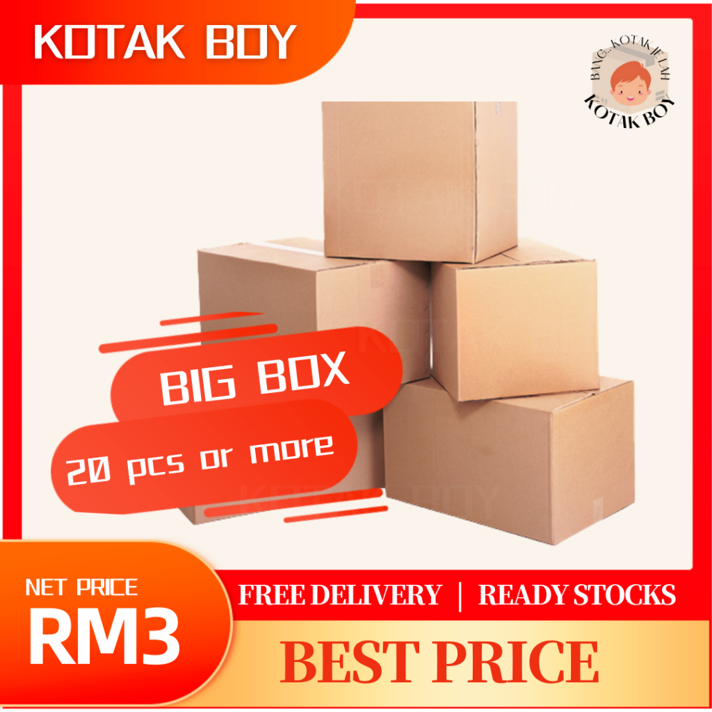 Kotak Besar Kotak Pindah Rumah 20pcs Big Box Carton Box Moving House ...