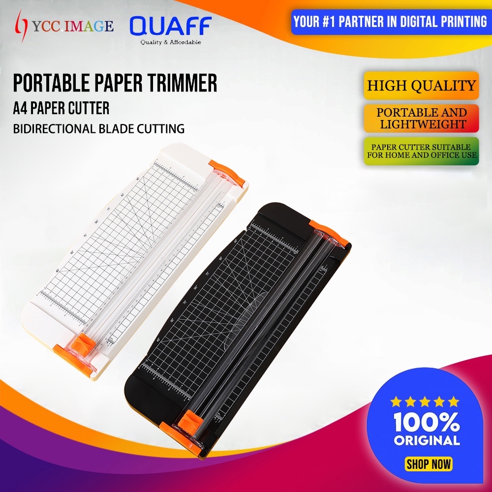 Quaff A4 size plastic base paper cutting machine small cutting machine ...