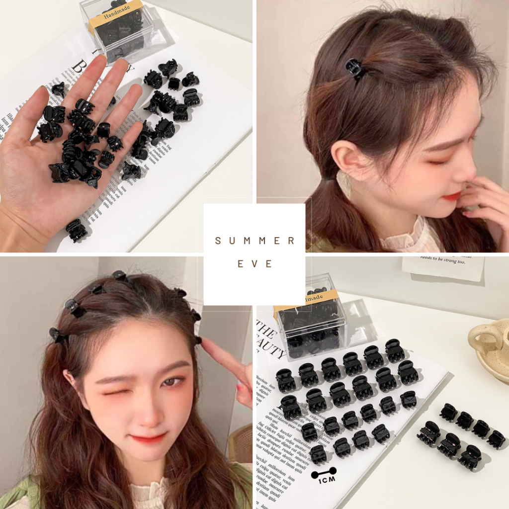 🇲🇾[READY STOCK现货]🇲🇾 Mini Hair Clip small black hair pin side hair pin ...