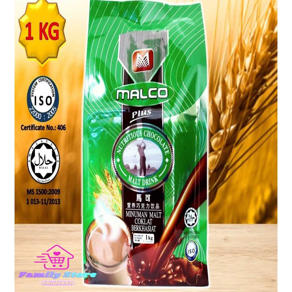 MALCO Chocolate Malt Drinks 1KG /Coklat Malt @HALAL | Shopee Malaysia