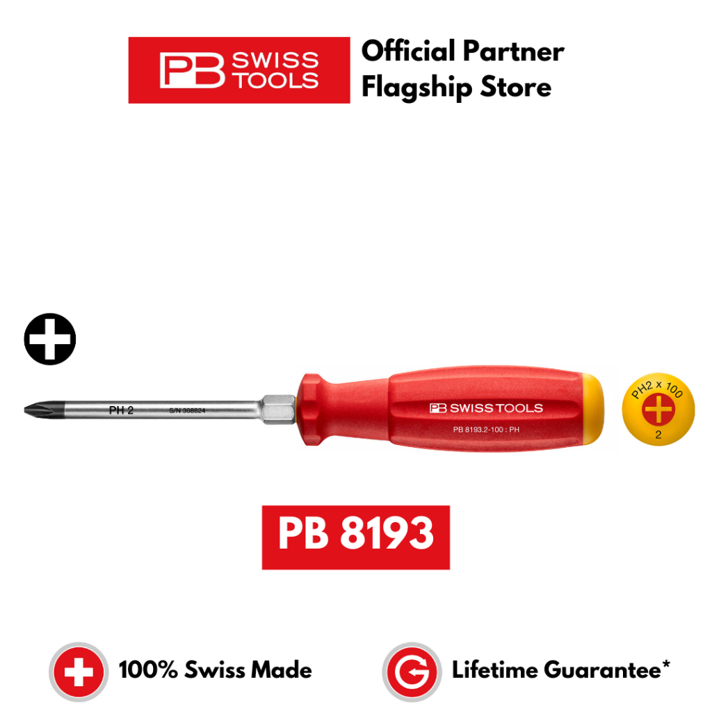 SwissGrip PB Swiss Tools Screwdriver for Philips Screws PB 8193 ...