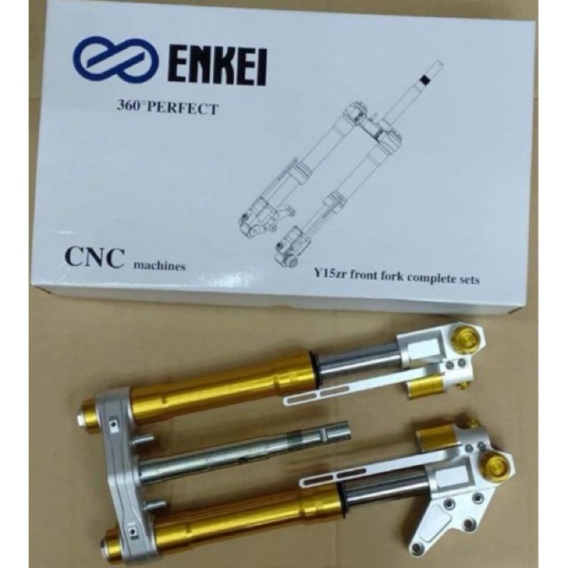 ENKEI USD FORK Y15 Y16 LC YAMAHA UPSIDE DOWN FORK GOLD READY STOCK Y15ZR Y16ZR LC135 | Shopee ...