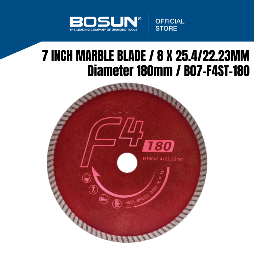 Bosun Diamond Blade - Cut Tile/Marble/Granite/Sand Roof Tiles ...