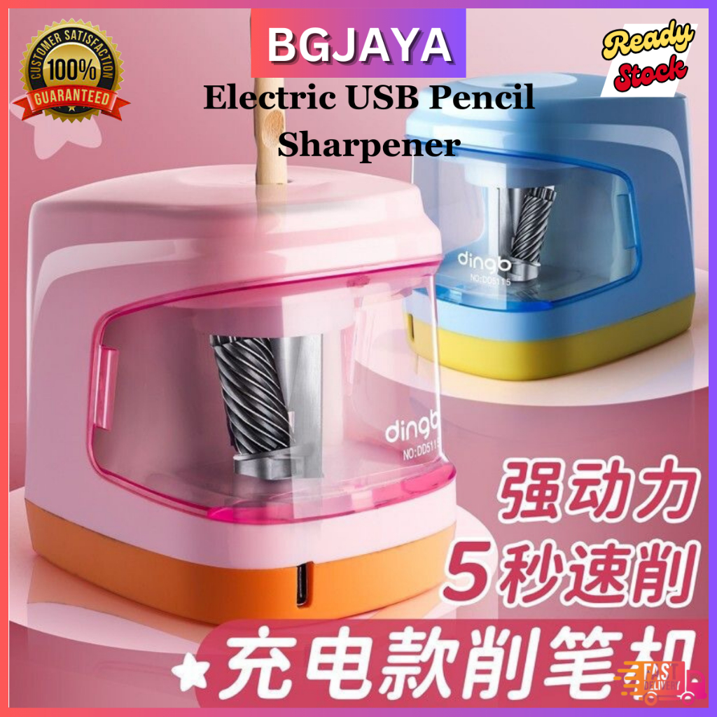 Electic USB Pencil Sharpener Automatic Pencil Sharpeners Pengasah ...