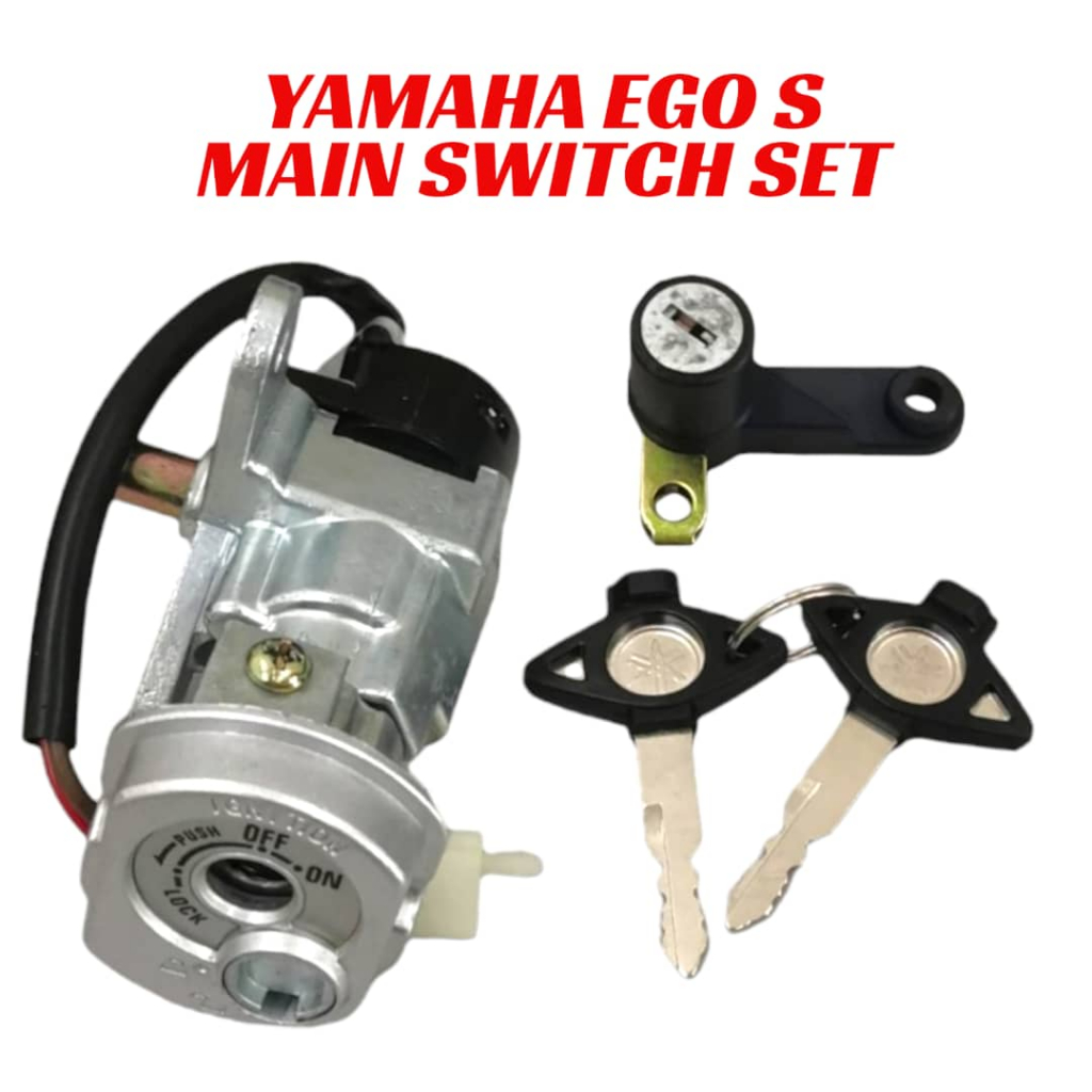 Yamaha EGOS EGO S Main Switch Set Key Set Suis Kunci Set EGOS EGO S ...