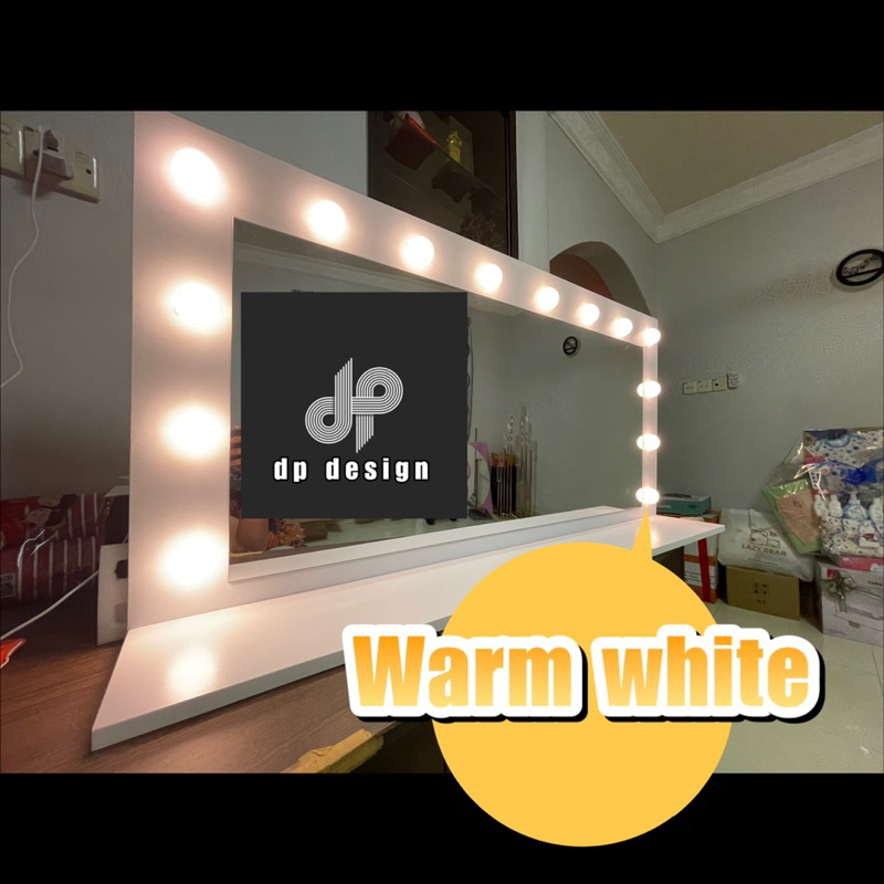 Mari!Mari!Mari🔥🔥New🔥🔥Big Vanity Mirror 14 Led Bulb (Ready stock ...