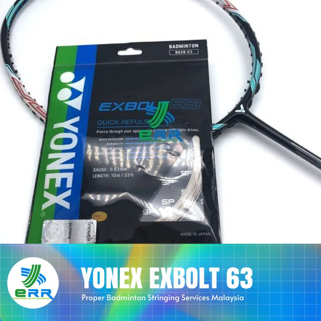 Exbolt 63 Premium Badminton Stringing Services in KL Melati Utama - ERR ...
