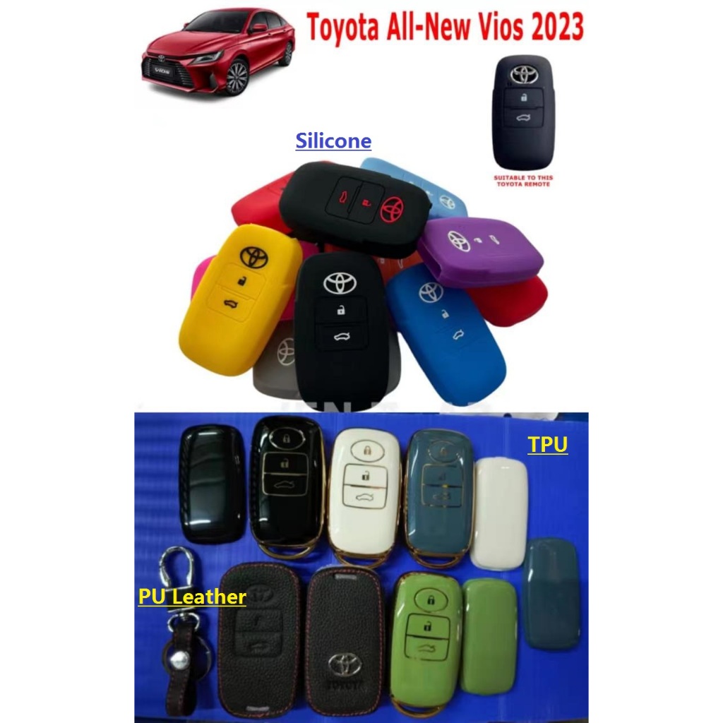 Toyota Vios 2023 Key Cover Car Casing Case Holder Premium TPU Slicone ...