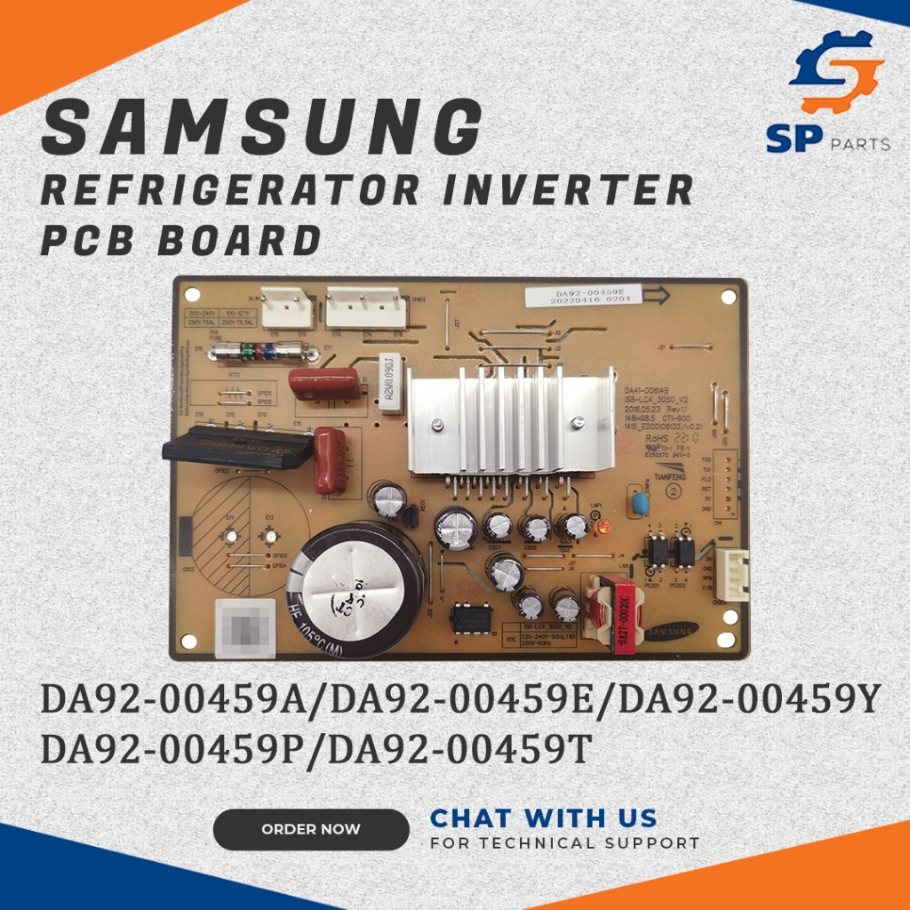 (100% NEW ORIGINAL) SAMSUNG Refrigerator Inverter PCB Board DA92-00459A ...