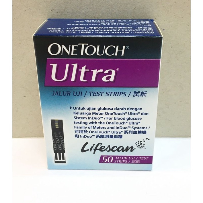 ONE TOUCH ULTRA TEST STRIP 50'S (EXP:02/2026) | Shopee Malaysia