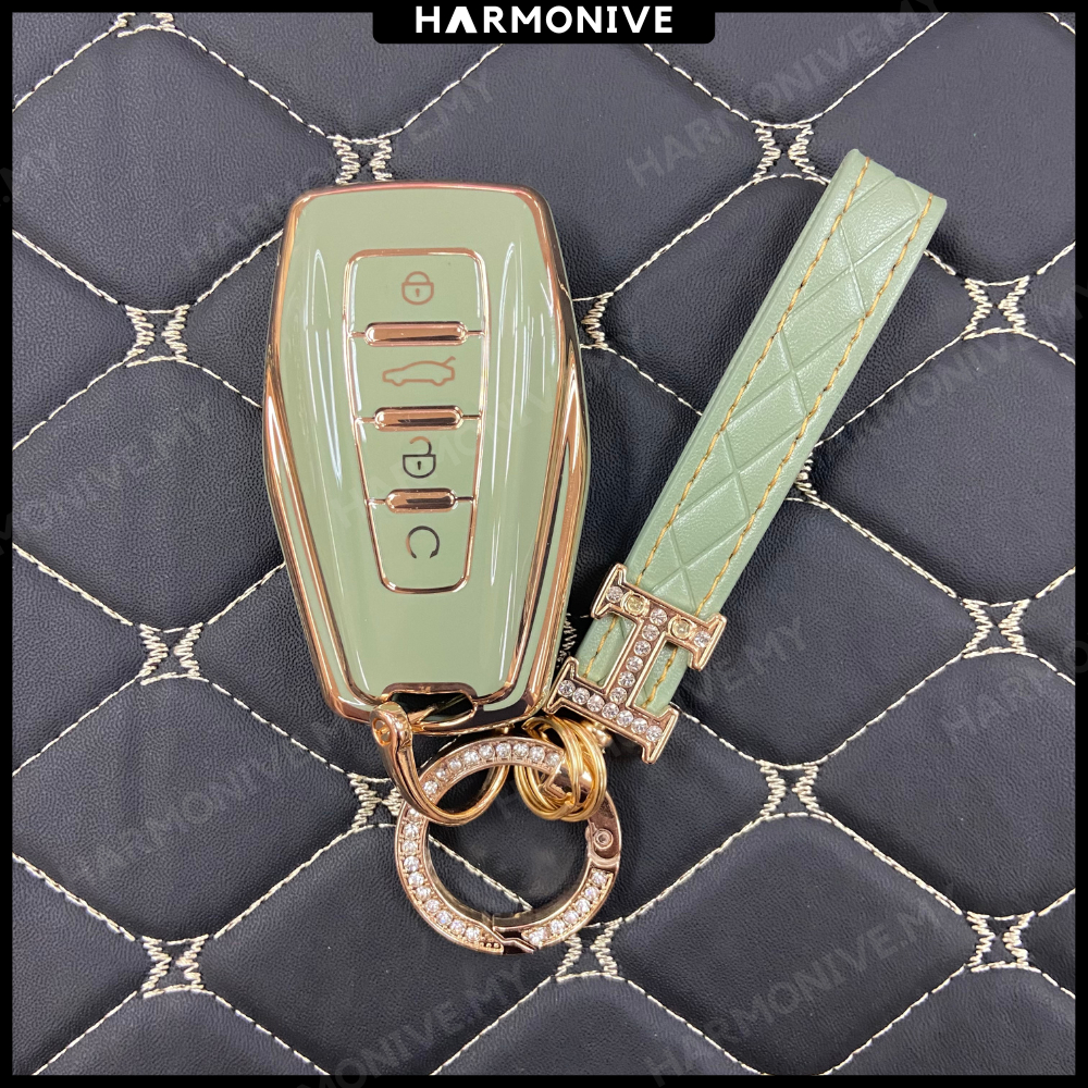 PROTON S70 X90 X50 Key Fob Cover Kunci Remote Car Accessories Leather ...