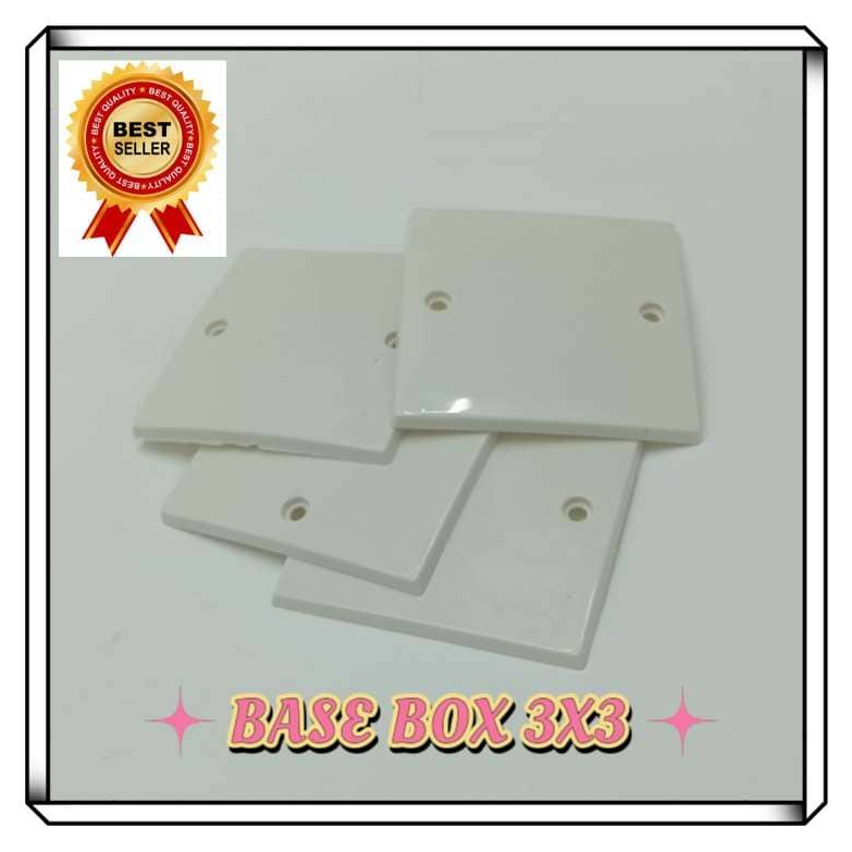 Box Cover Penutup Soket Pvc 3X3 SINGLE BOX SOCKET CLOSE HOLE PLUG ...