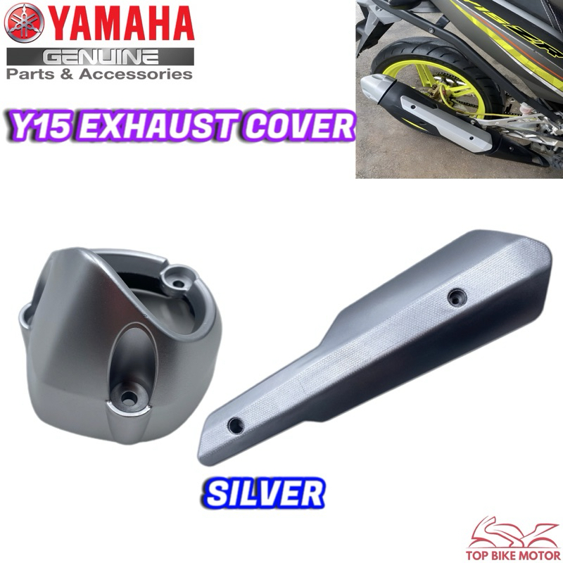 YAMAHA Y15 V1 V2 Y15ZR EKZOS COVER EXHAUST MUFFLER PROTECTOR COVER END ...