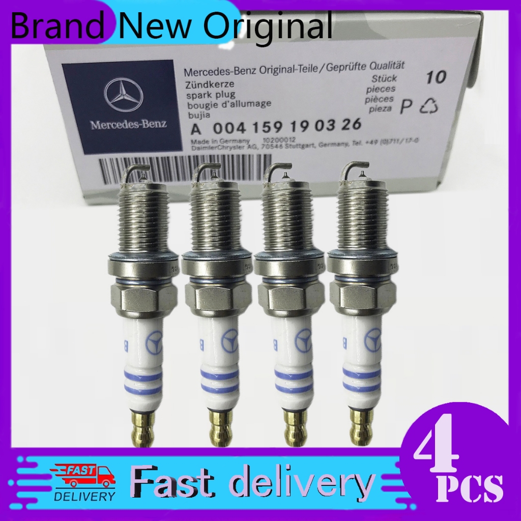 【4/6pc】Iridium Spark Plug For Mercedes Benz W163 W164 W208 W210 W220 ...