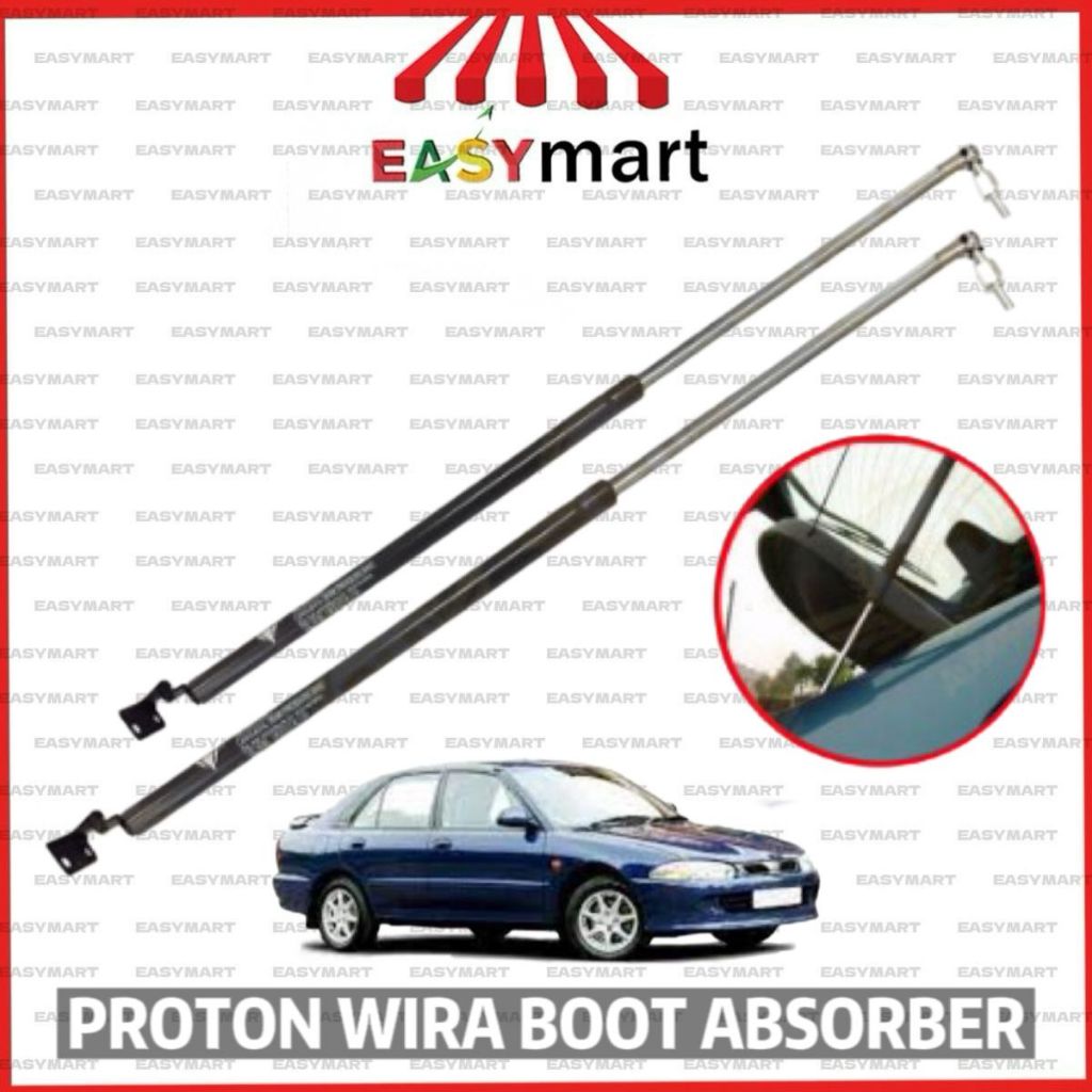 Proton Wira Aeroback Rear Boot Absorber Bonnet Damper Gas Spring ...