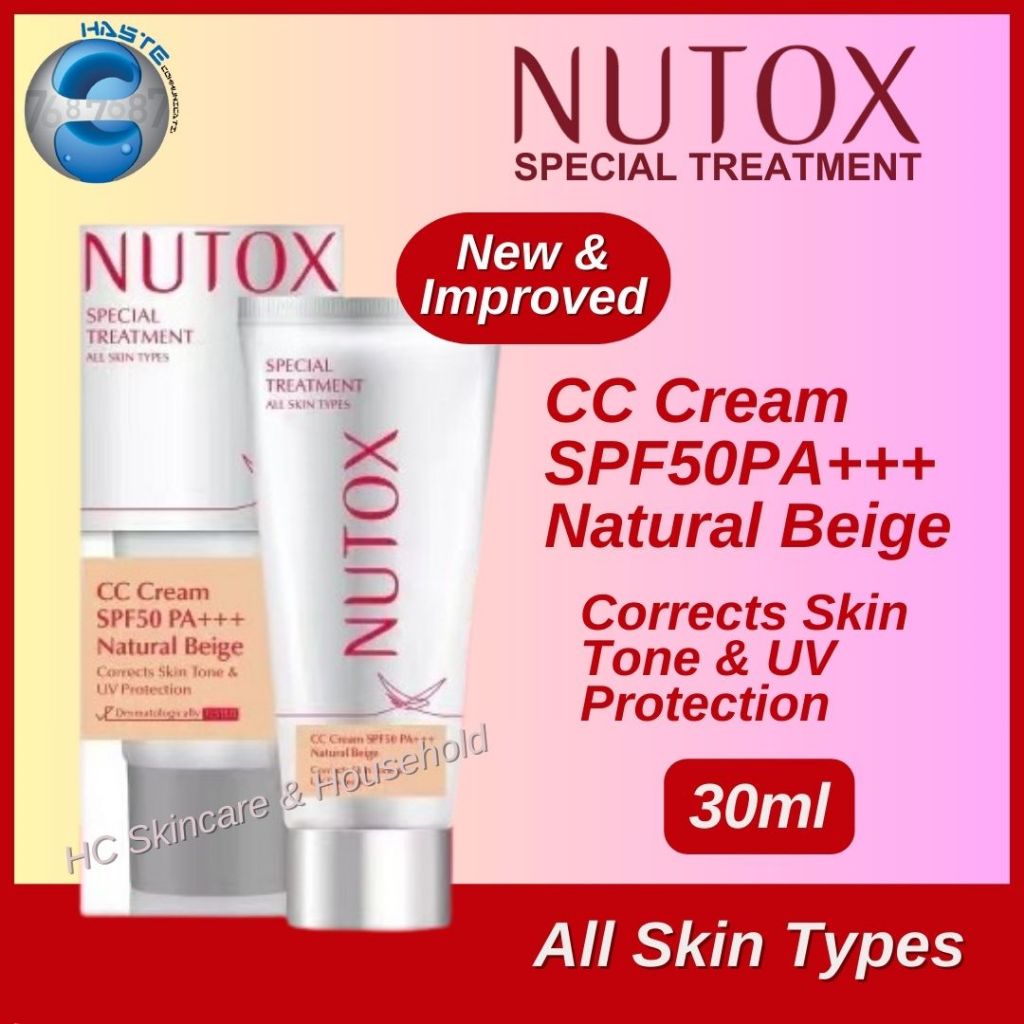 NUTOX Special Treatment CC Cream SPF50 PA+++ Natural Beige - All Skin ...