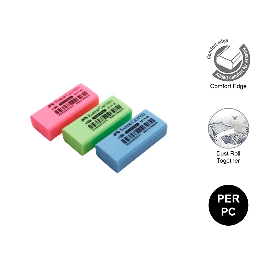 FABER-CASTELL | ERASER | DUST-FREE PASTEL ERASER (1pcs) (187161 ...