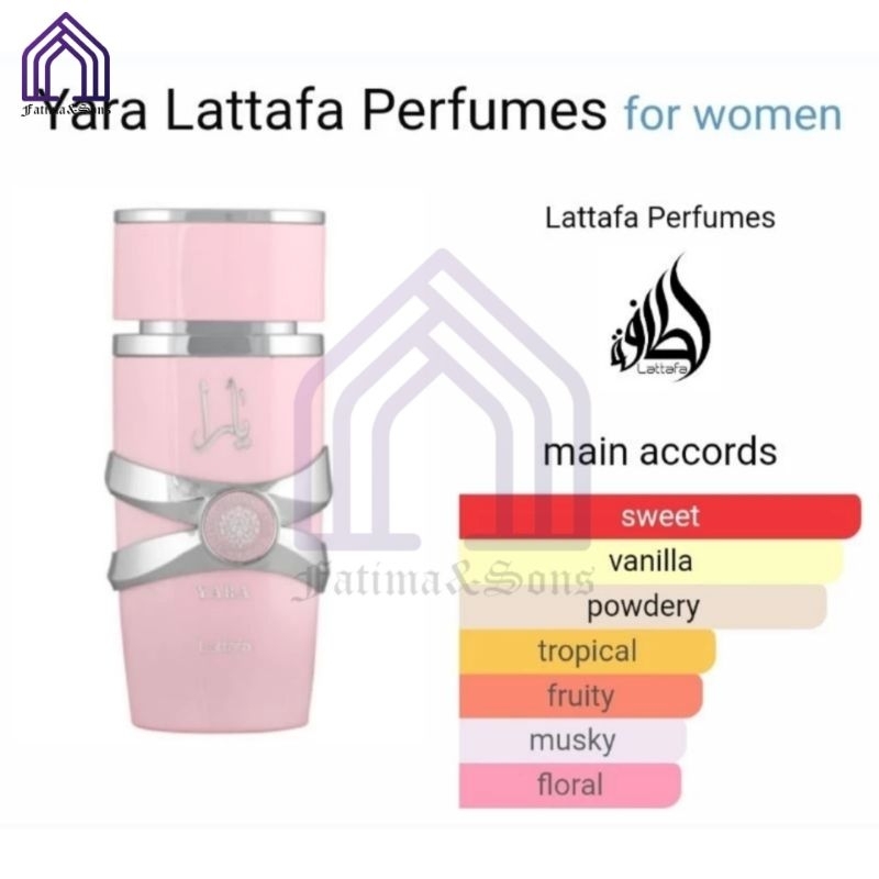 Yara pink lattafa perfumes for women Dubai Arab Emirates edp perfume ...