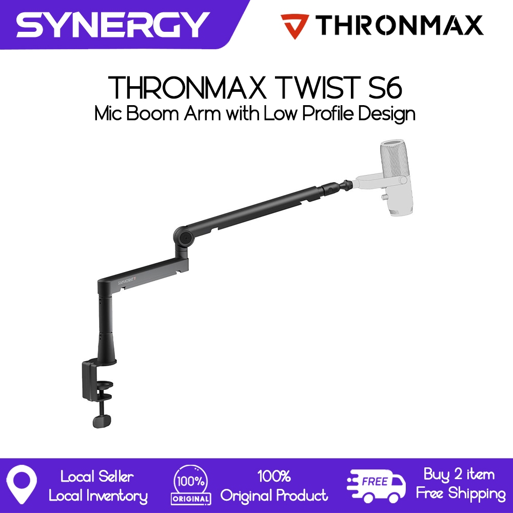 Thronmax Mic Boom Arm Twist S6 with Low Profile Design | Shopee Malaysia