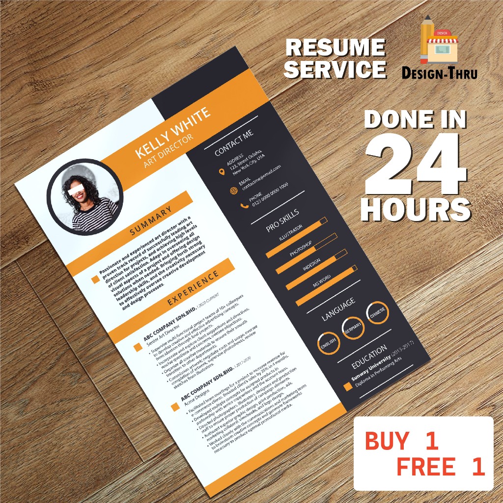 24 Hours Buat Professional Urgent Job Application Resume CV Design ...