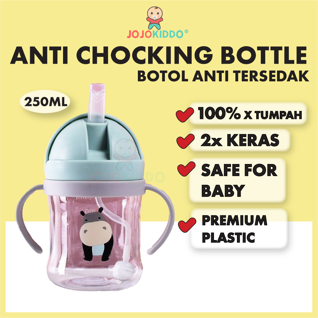 Anti choking Baby drinking bottle milk bottle cup drinking bottle botol ...