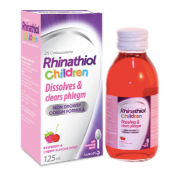 Rhinathiol Children Syrup Raspberry & Cherry Flavour 125ml | Shopee ...