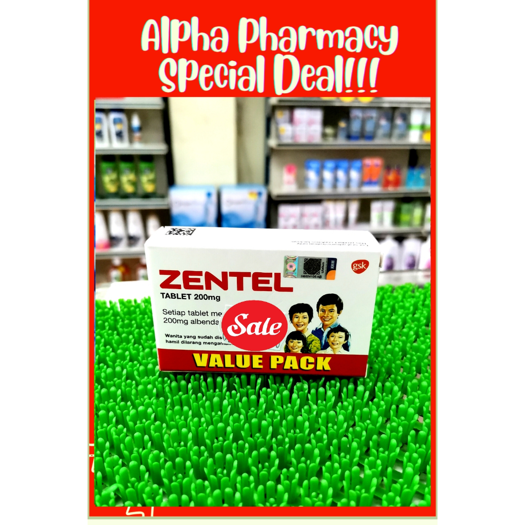 ZENTEL 4 TABLETS [ Ubat Rawatan Cacing ] | Shopee Malaysia