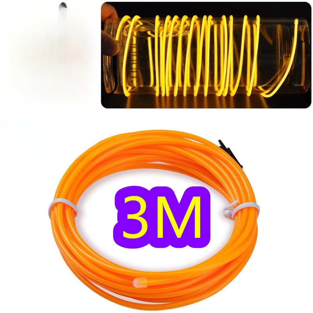 2.8mm Wording Light Strip EL Wire Neon Light With Iron Core Neon Custom ...