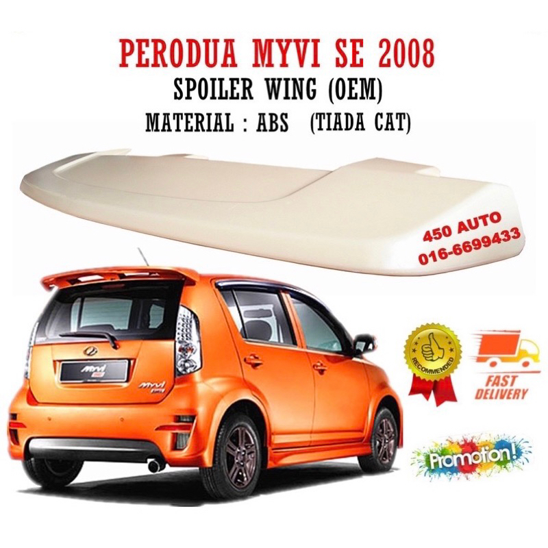 🔥Perodua Myvi SE 2008 (05-10) SPOILER (ABS Plastic) // SE2 Special ...