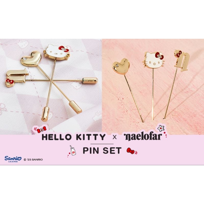HELLO KITTY NAELOFAR PIN SET / PINS HIJAB PIN 💯💯💯 | Shopee Malaysia
