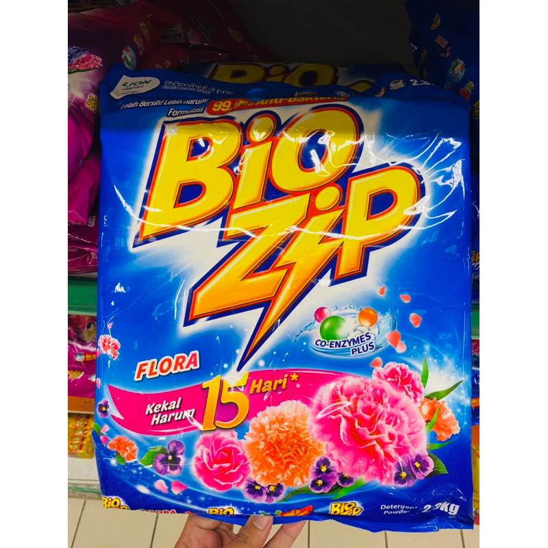 BIO ZIP POWDER DETERGENT 2.3 KG ( READY STOCK ) | Shopee Malaysia
