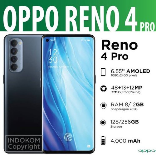 Reno 4SE 11+256 GB ROM Android 6.4 Inch Full Set (NEW) 1 Year Warranty ...