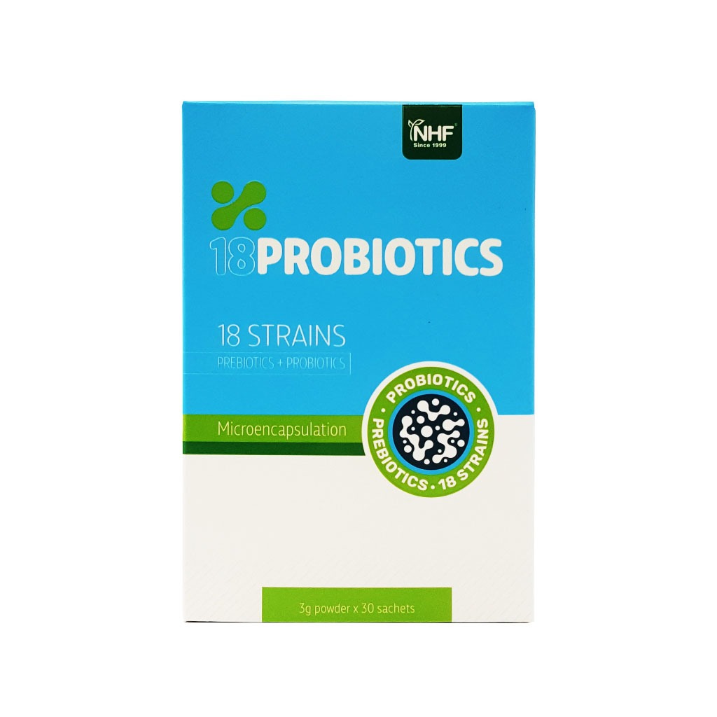 NHF 18 Strain Probiotik + Prebiotik dengan Mikroenkapsulasi (Serbuk ...