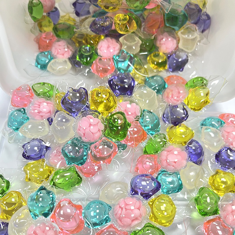 7 in 1 mix 30 pcs Laundry capsule Laundry Bead Detergent + Softener ...