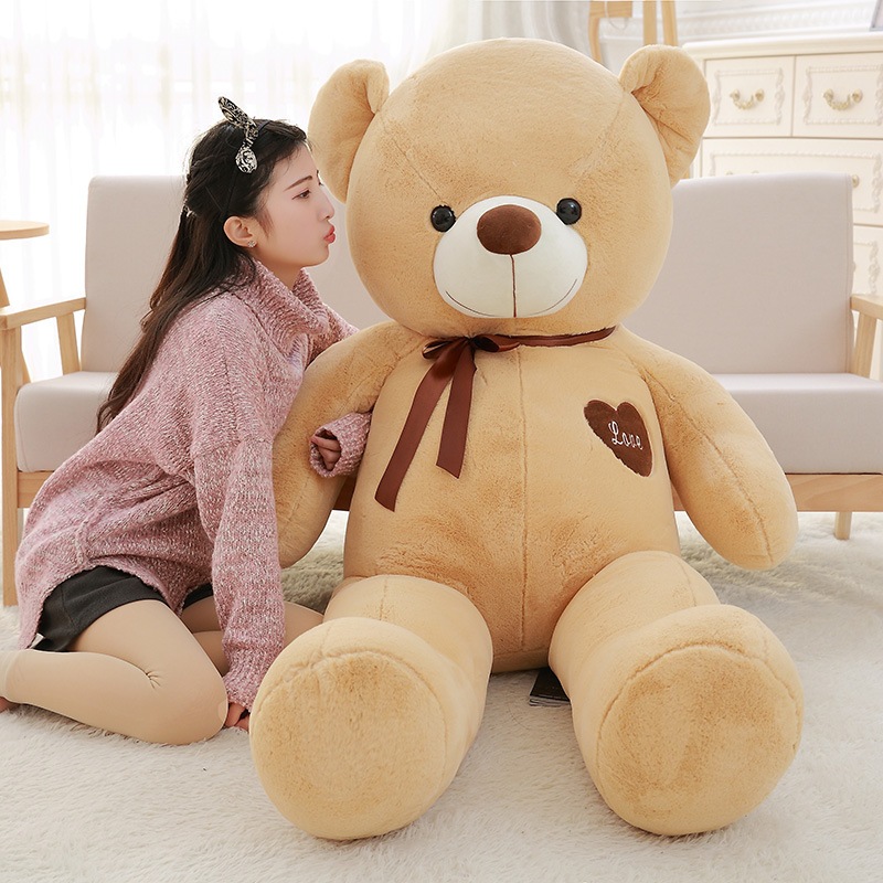 [STOCK in KL] 100cm Giant Teddy Bear Besar Murah Ribbon Love Soft Toy ...