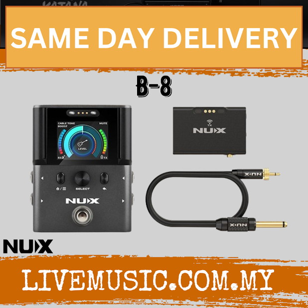Nux B 8 Professional 2 4ghz Guitar Wireless System Black B 8 B8
