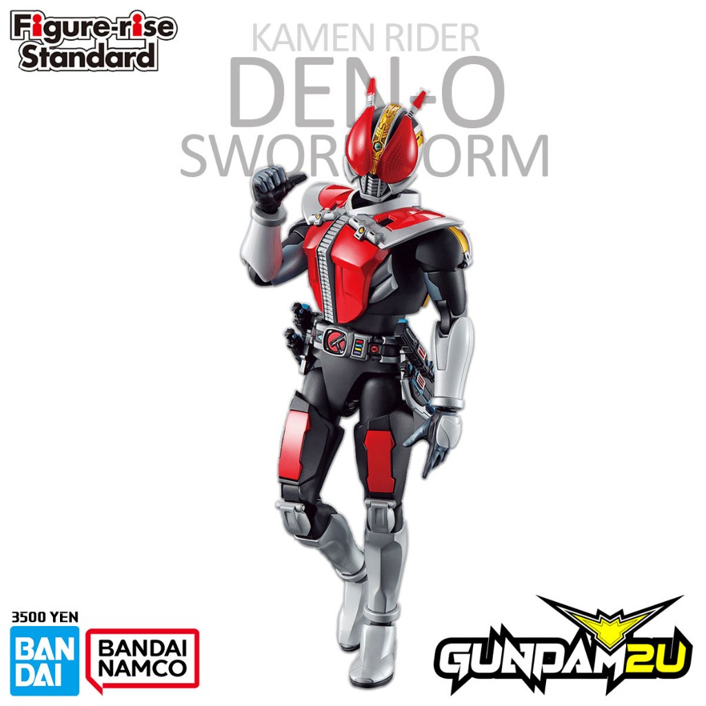 BANDAI FRS Kamen Rider Den-O Sword Form - Figure-rise Standard Heisei Masked Rider Den O Plastic ...